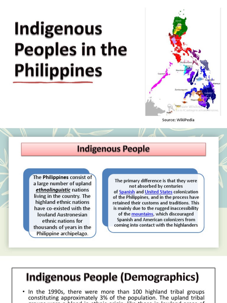 01 Ethnic Group in The Philippines | PDF | Philippines | Ethnic Groups