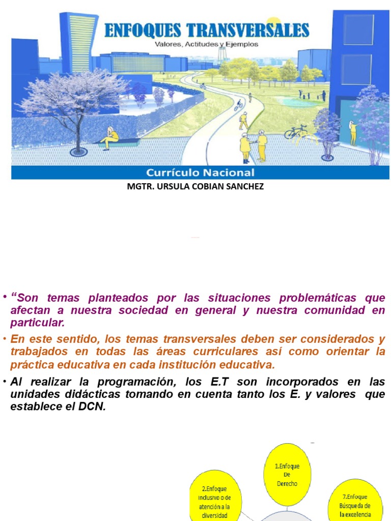 Enfoques Transversales-2023 Practicas | PDF | Crecimiento personal y profesional | Ciencias sociales