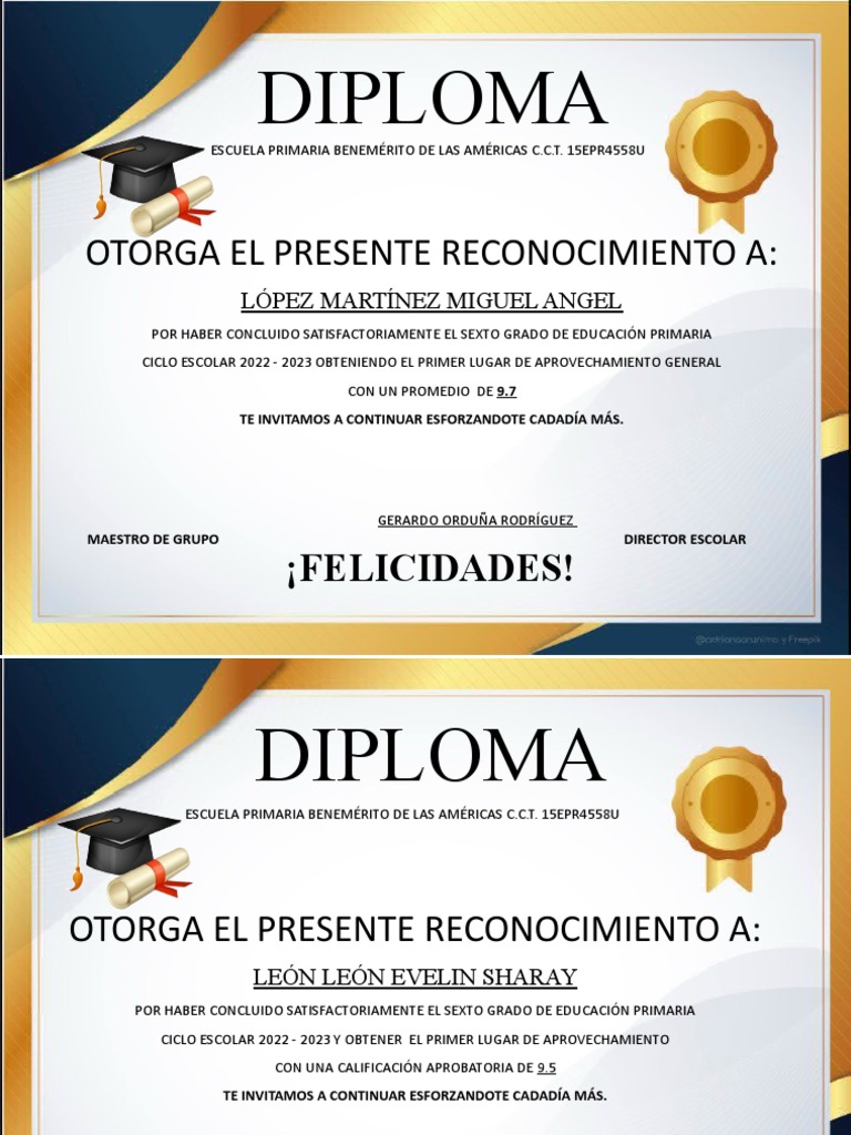 Formatos De Diplomas Diplomas Para Primaria Diplomas De Reconocimiento