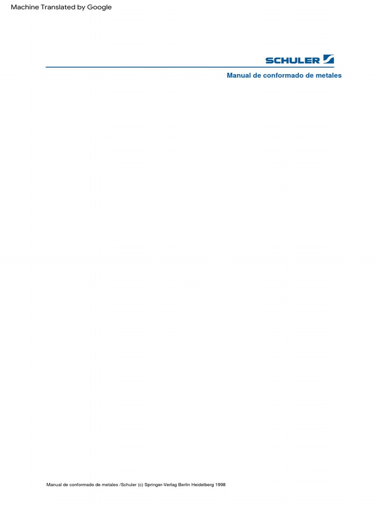 Metal Forming Handbook 1 232 | Descargar gratis PDF | Ingeniería ...