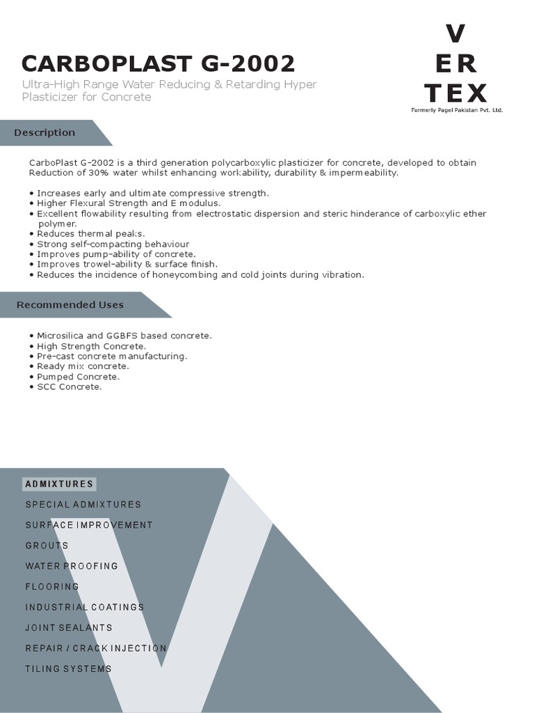Carboplast G 2002 | Download Free PDF | Concrete | Water