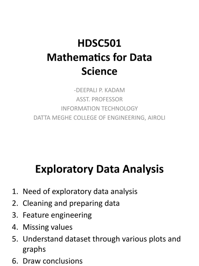 28 Oct EDA Notes | PDF | Data Analysis | Histogram