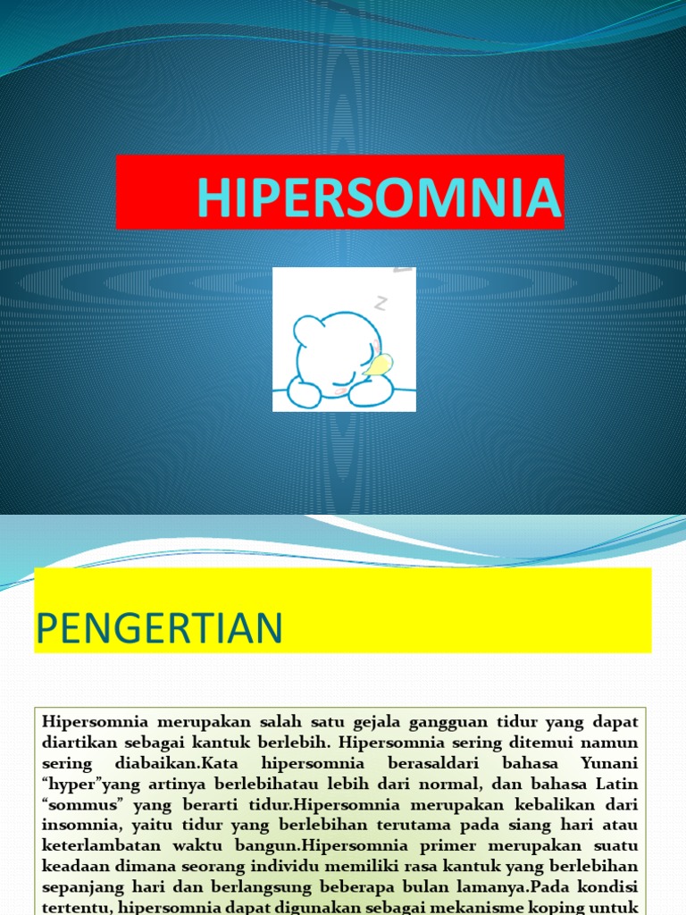 Hipersomnia Baru | PDF