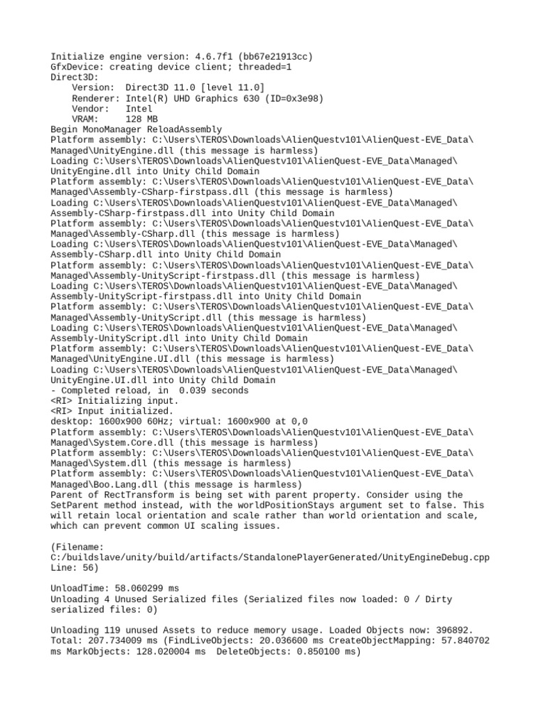 Output Log | PDF | Computer Hardware | Microsoft Windows