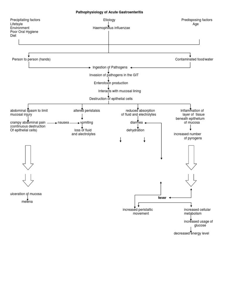 Pathophysiology of Acute Gastroenteritis | PDF