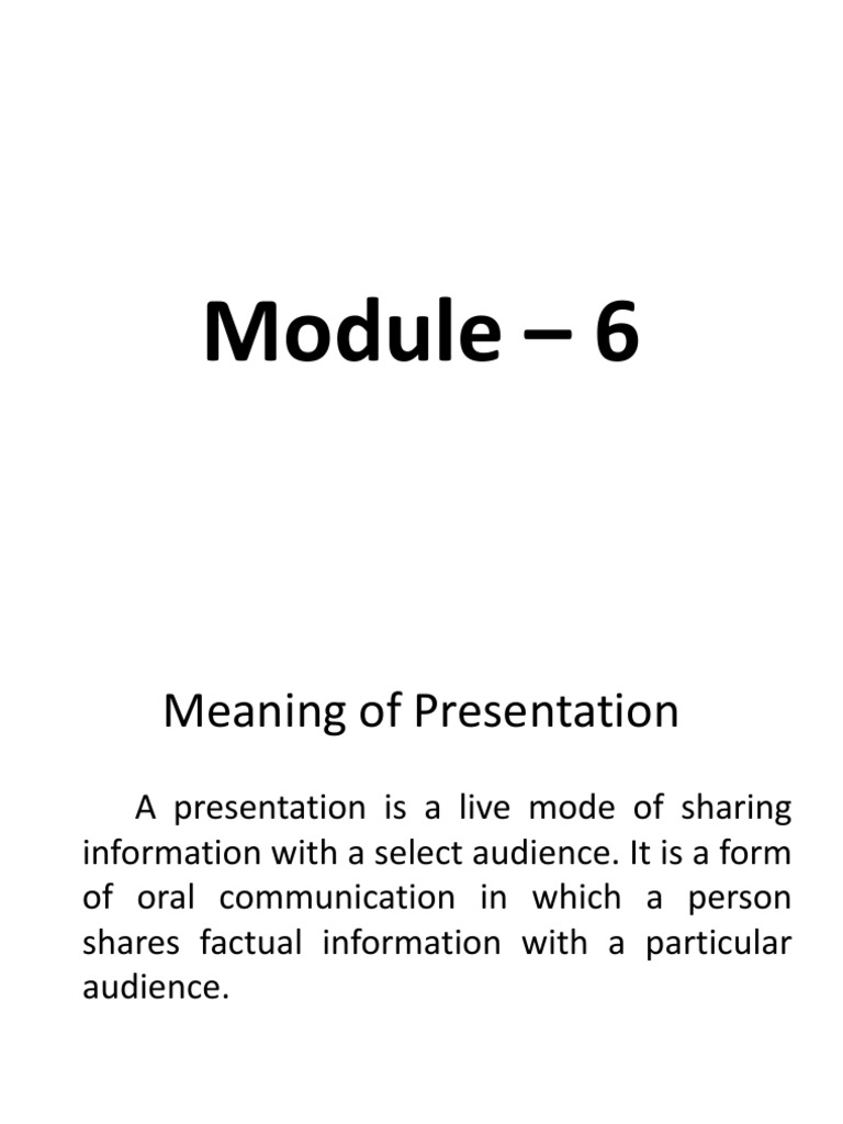 Module - 6 | PDF | Negotiation | Etiquette