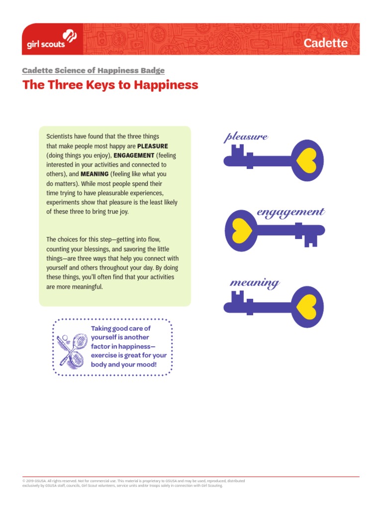 Three-Keys-To-Happiness | PDF