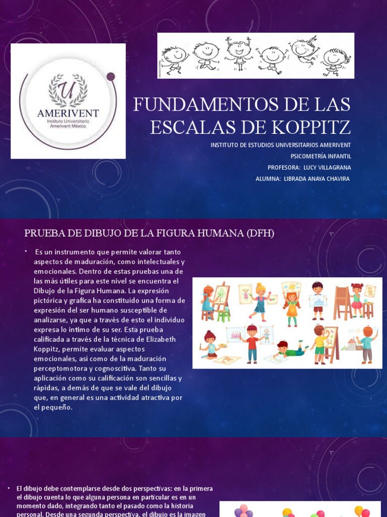 Fundamentos de Las Escalas de Koppitz | PDF | Dibujo | Perspectiva ...