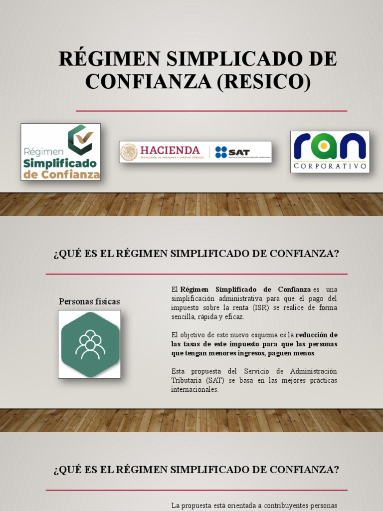 RESICO | PDF | Impuesto sobre la renta | Impuestos