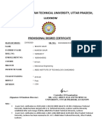 MBA - Sample Certificate | PDF