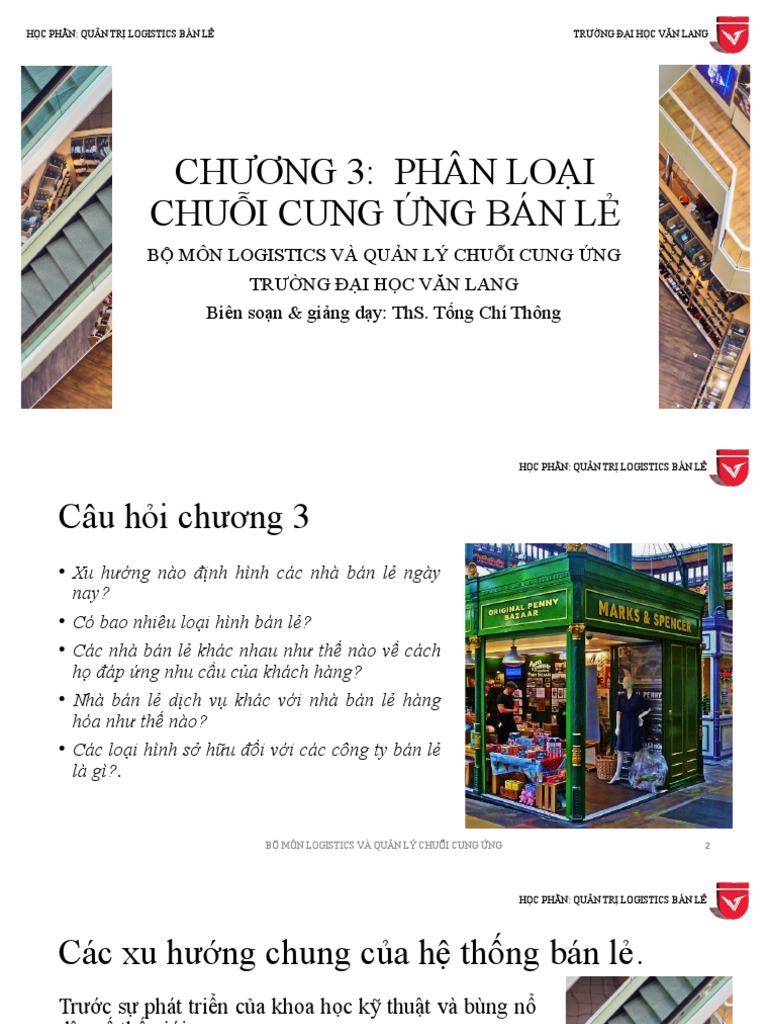 Chap3 - Phân Loại Chuỗi Cung Ứng Bán Lẻ | PDF