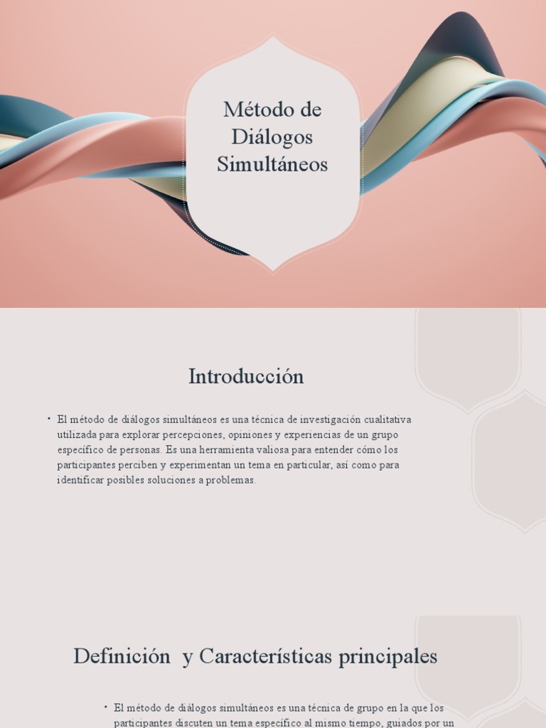 Método de Diálogos Simultáneos | PDF | Investigación de mercado | Cognición
