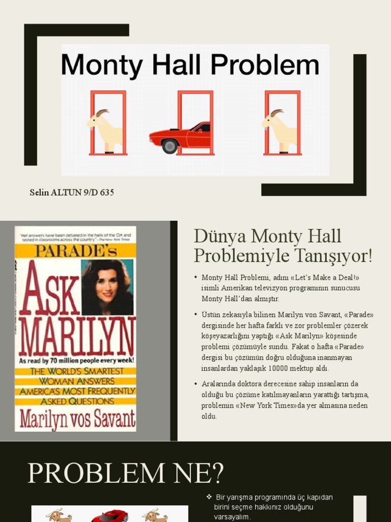 Monty Hall Sunumu | PDF