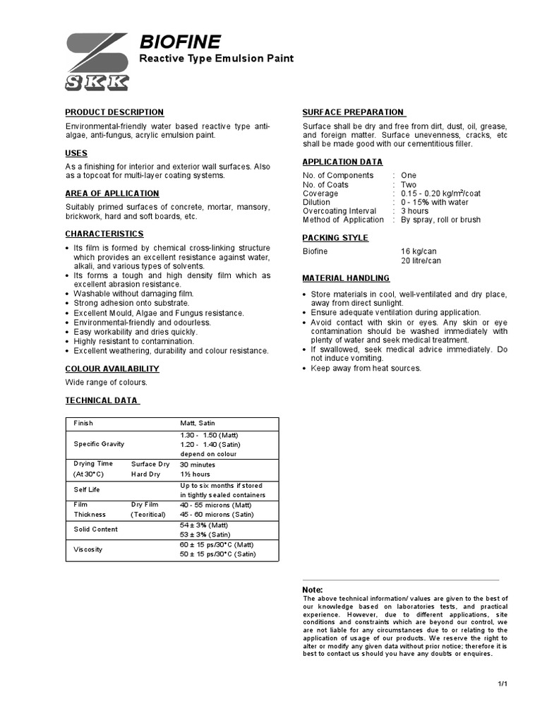 BIOFINE | PDF | Paint | Acrylic Paint