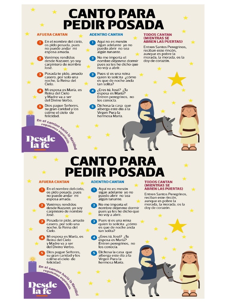Canto para Pedir Posada | PDF