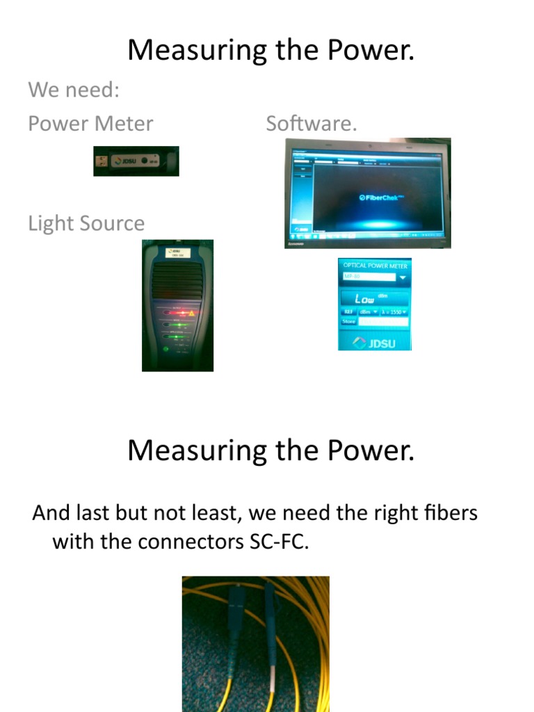 JDSU MTS 8000 Fiber Measurement Guide | PDF | Optical Fiber | Equipment