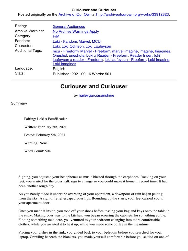 Curiouser and Curiouser | PDF