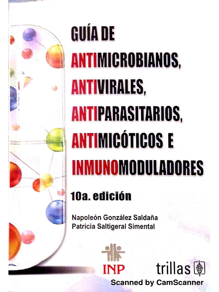Guía de Antimicrobianos, Antivirales, Antiparasitarios, Antimicóticos | PDF