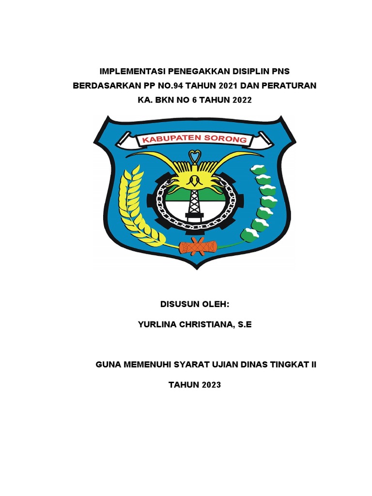 Makalah Ujian Dinas Yurlina Christiana | PDF