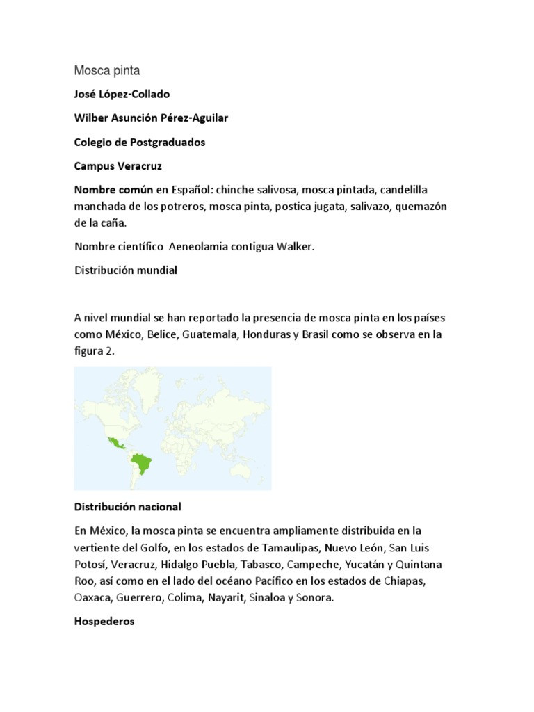 Mosca Pinta | PDF | Control biológico de plagas | Mosca