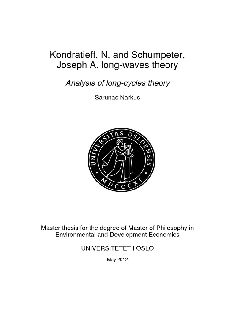 The Long Waves of Economic Life - Kondratiev | PDF | Cost Of Living ...