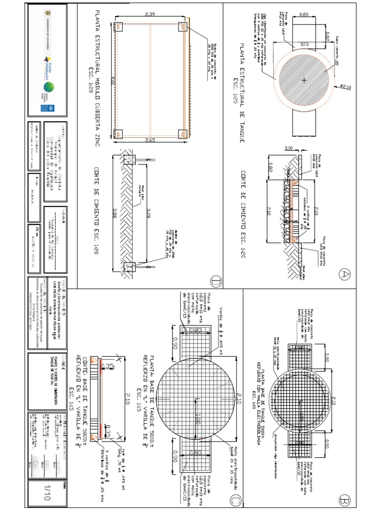 Anexo 1.1. Planos - Sistemas - Lluvias - Ferrocemento - 01-03-2023 | PDF Anexo 1.1. Planos - Sistemas - Lluvias - Ferrocemento - 01-03-2023 | PDF