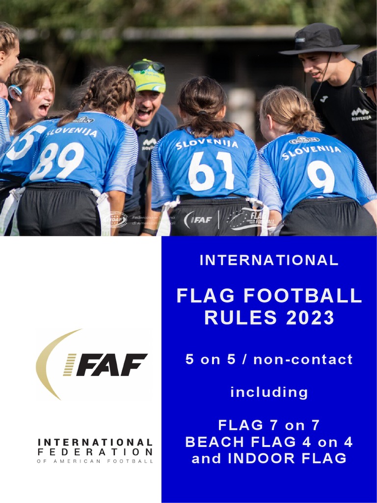 Livro de Regras de Flag Football 2023 | PDF | Football Codes | Gridiron ...