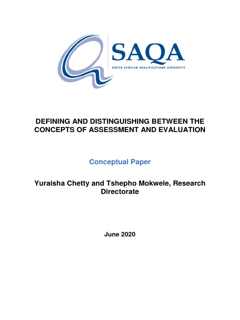 Defining Assessment and Evaluation | PDF | Educational Assessment | Evaluation