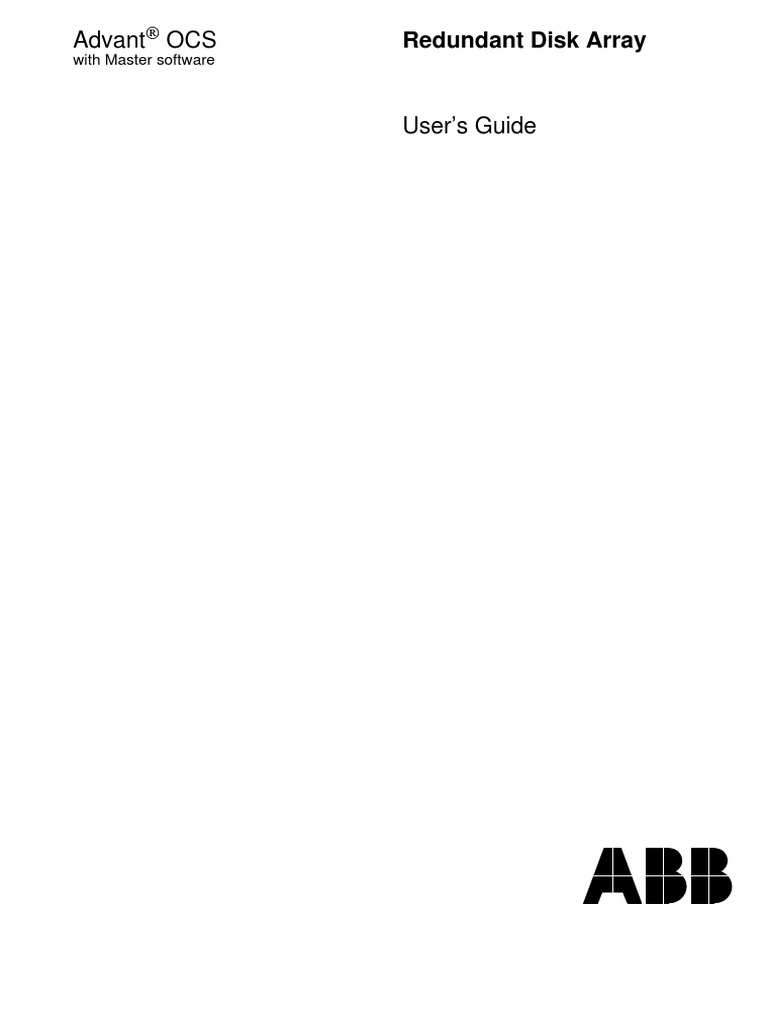 Advant OCS: Redundant Disk Array | Download Free PDF | Hard Disk Drive | Electrostatic Discharge
