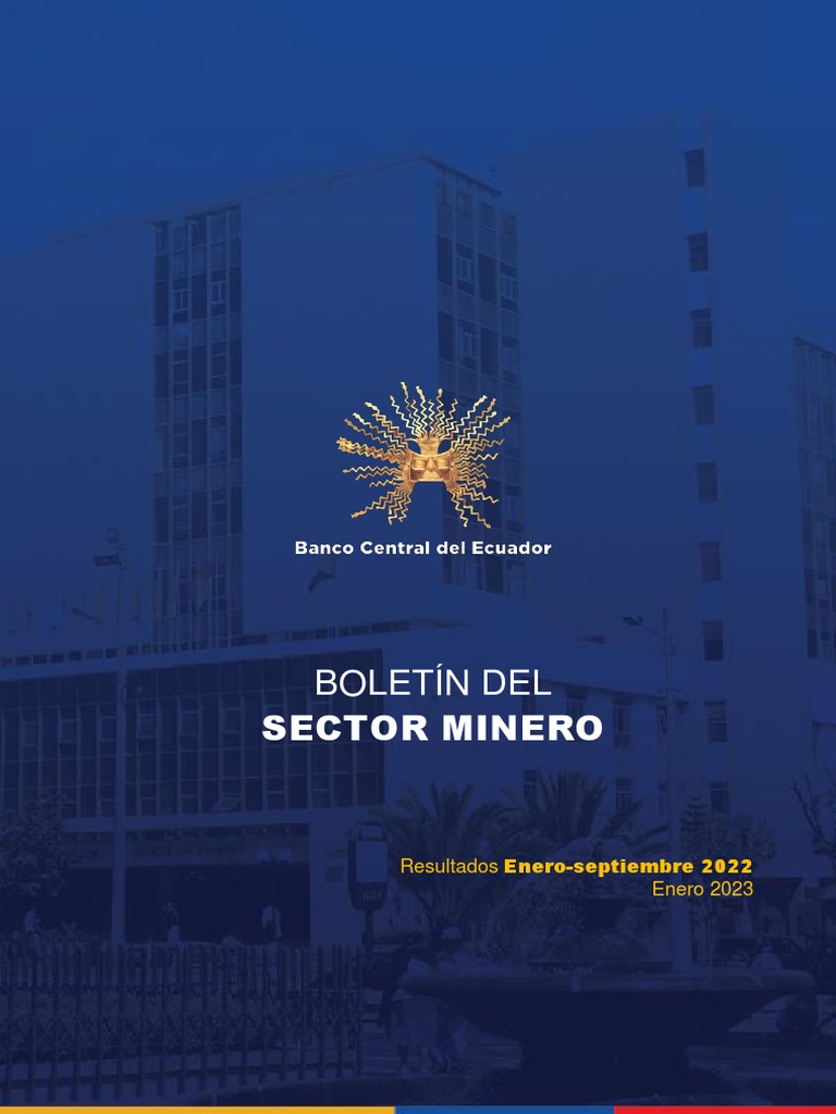 Reporte Minero 012023 | PDF | Minería | Ecuador