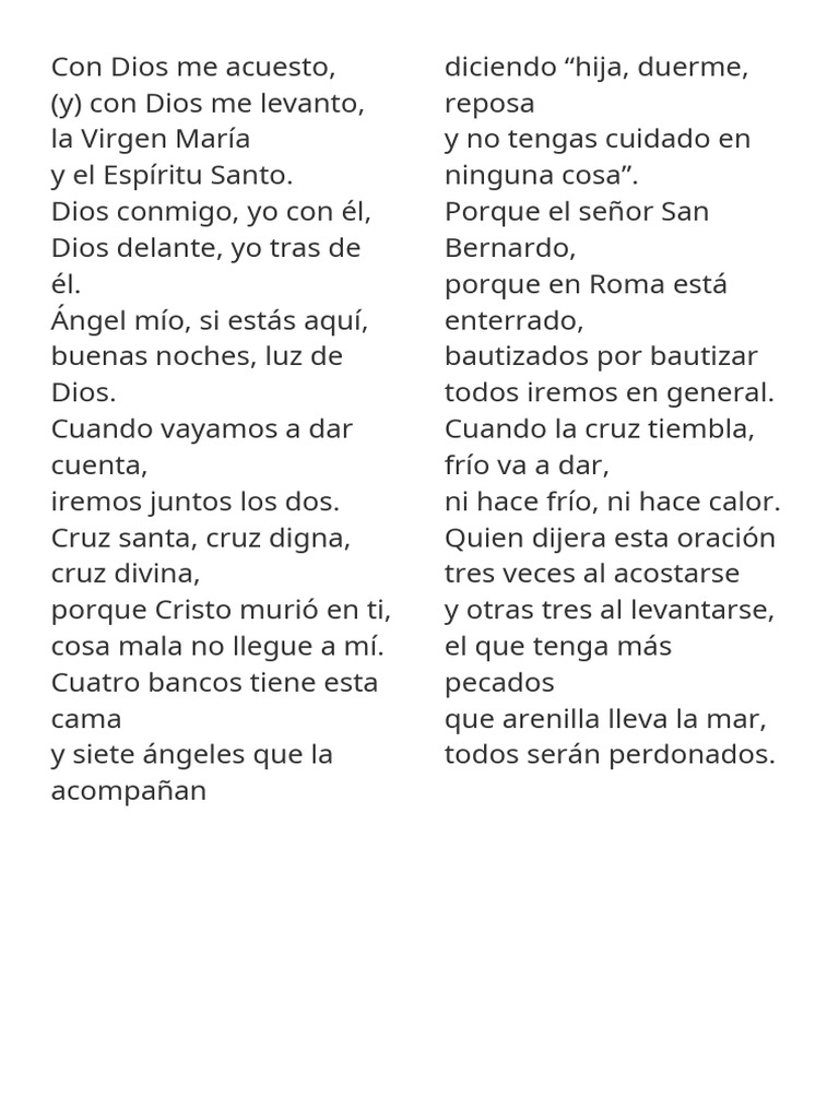 Con Dios Me Acuesto | PDF