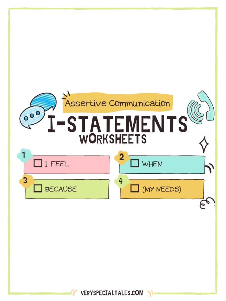 I Statements - VerySpecialTales | PDF | Communication | Sibling