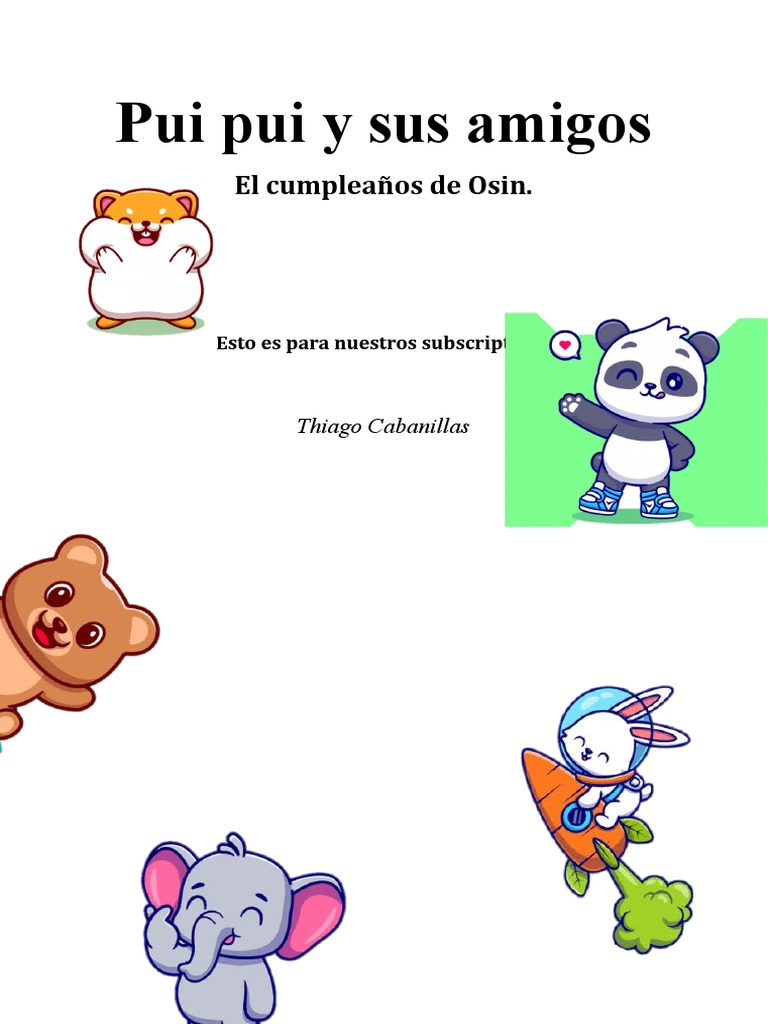 Pui Pui y Sus Amigos | PDF | Bibliografía | Libros