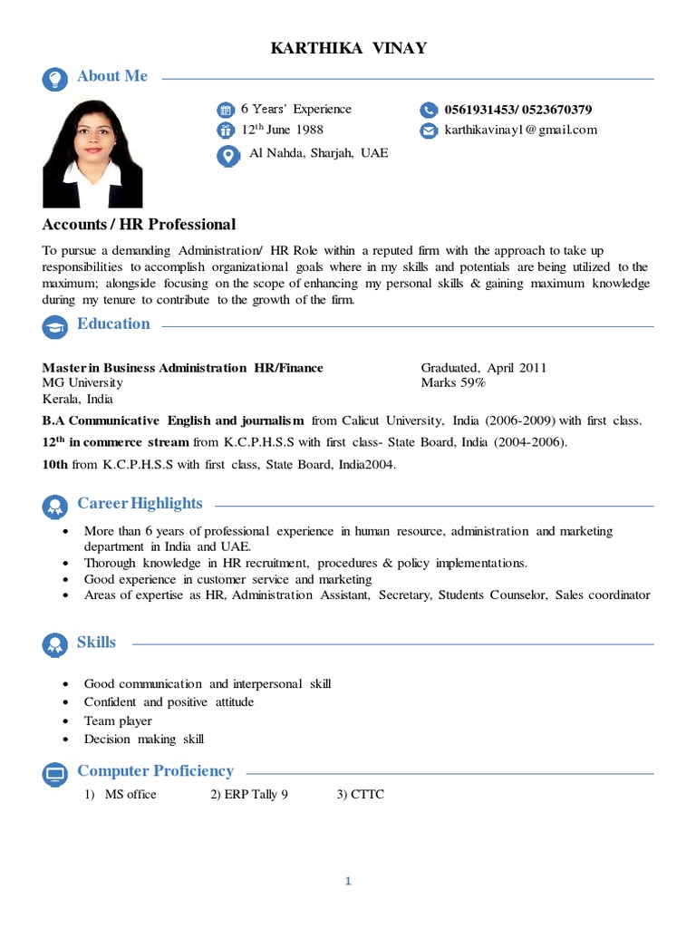 Karthika Vinay | PDF | Audit | Human Resources