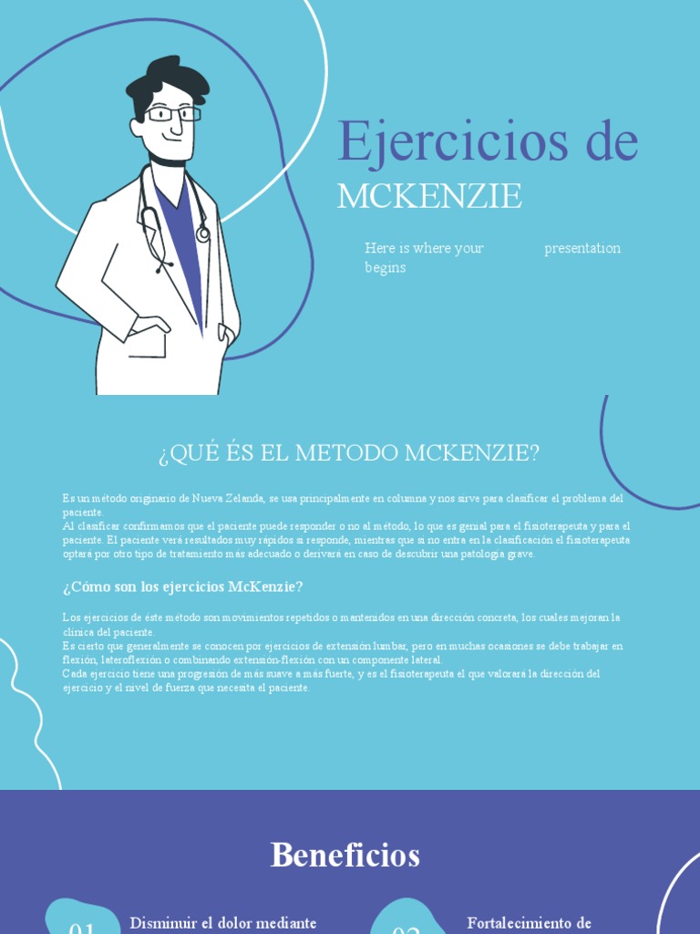 Ejercicios de Mckenzie | PDF | Rodilla | Terapia física