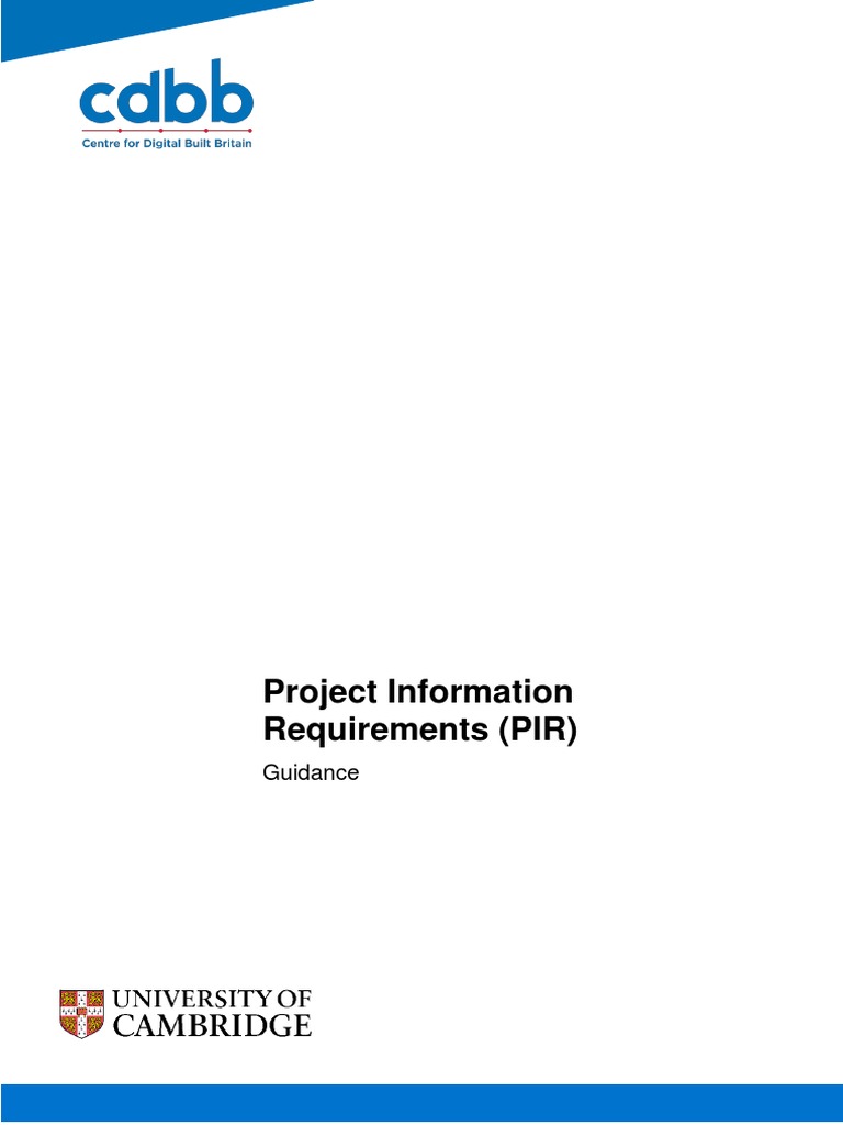 Pir Guidance | PDF | Building Information Modeling | Information