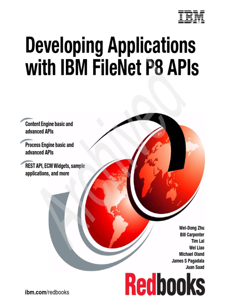 Developing Applications With Ibm Filenet P8 Apis Pdf Java Programming Language Library 3156