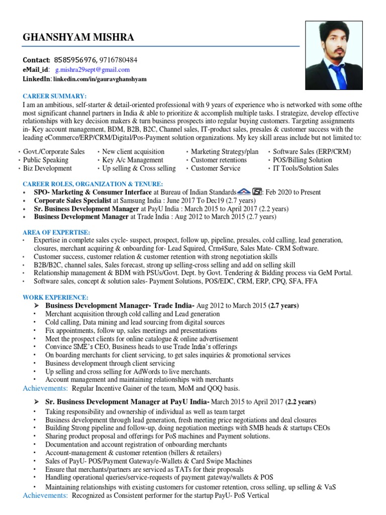CV Sep21 | PDF | Sales | Customer Relationship Management