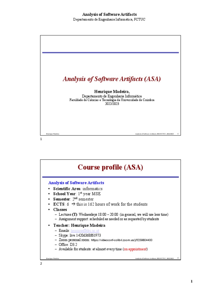 1 - AAS Slides Course Presentation | PDF | Software Testing | Software ...