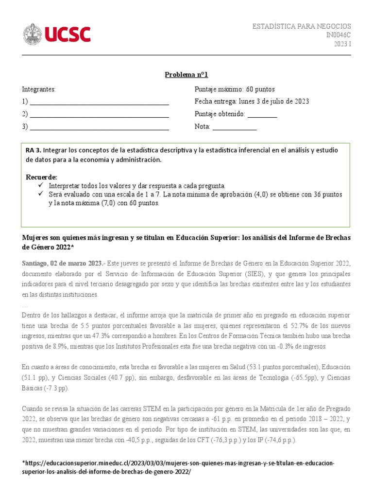 Problema2 (Forma1) Magallanes | PDF | Distribución normal | Intervalo de confianza