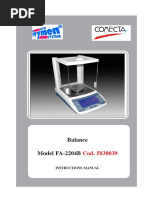 Analytical Balance Operation Manual | PDF | Weighing Scale | Weight