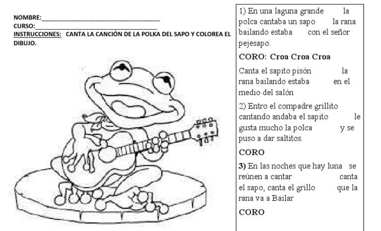 La Polka Del Sapo Rene | PDF