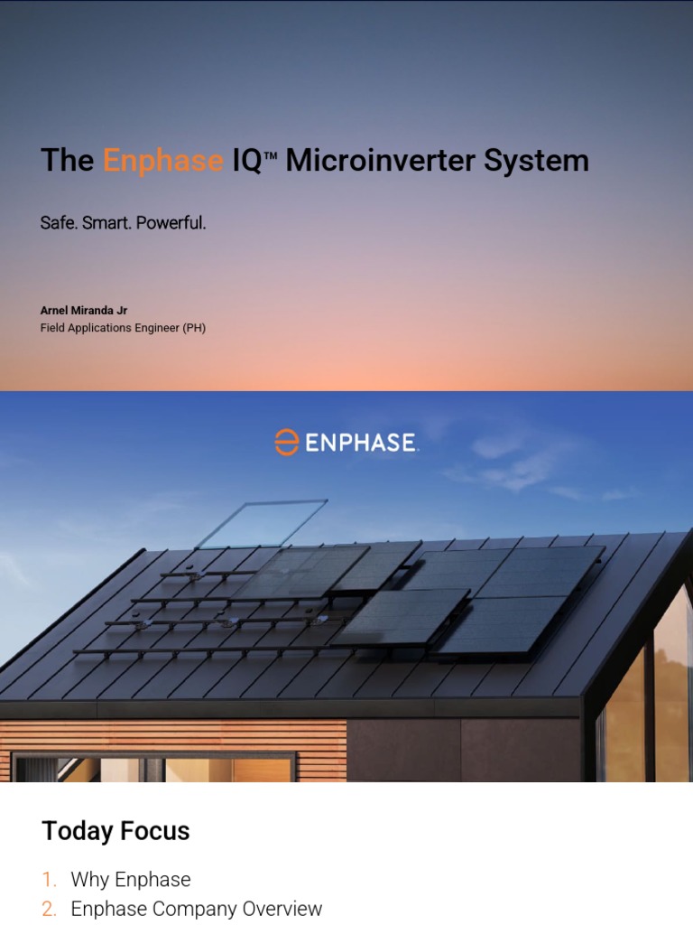 Enphase Sales & Technical Training (05.20.22) | PDF | Electrical ...
