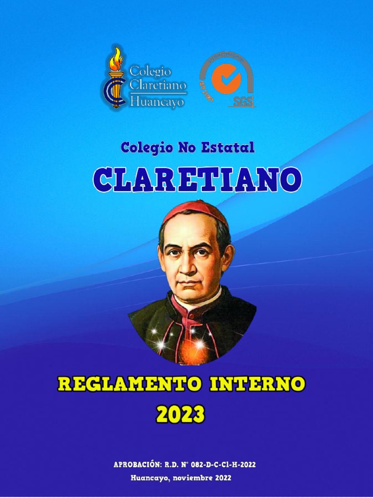 Reglamento Interno 2023 | PDF | Institución | Iglesia Católica