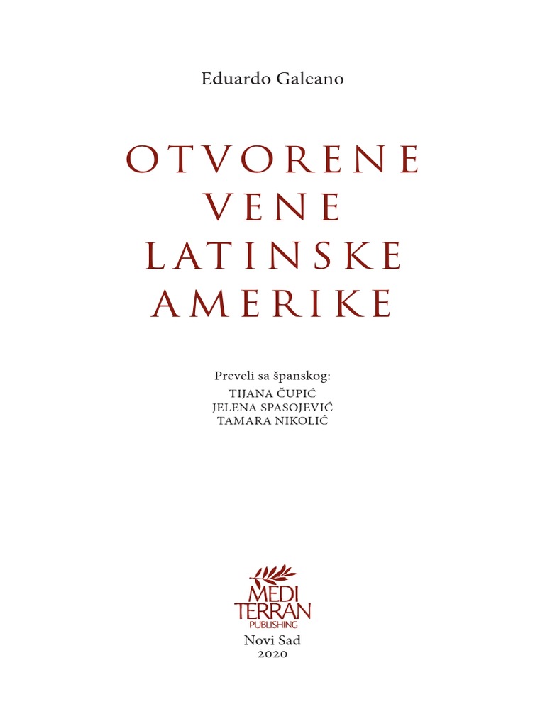 Otvorene Vene | PDF