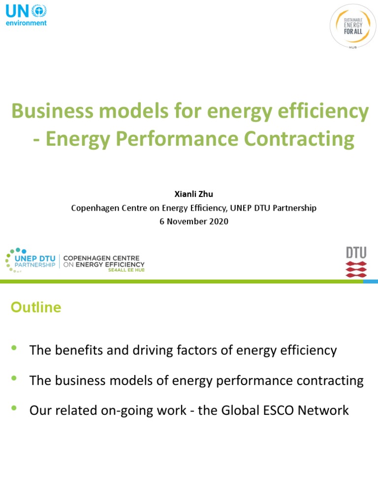 Business Models For Energy Efficiency Energy Performance Contracting | PDF | Efficient Energy ...