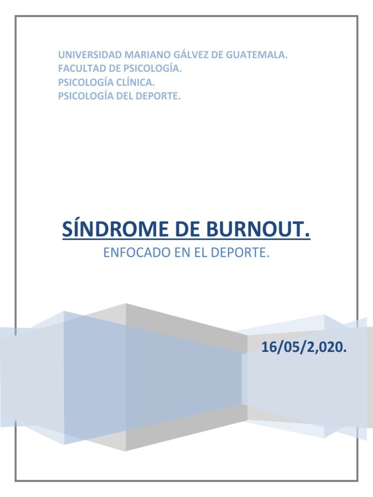 Burnout | PDF | Burnout ocupacional | Sicología Burnout | PDF | Burnout ocupacional | Sicología