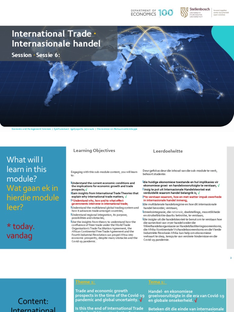 2022 Econ 244 Trade Session 6 | PDF