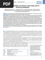 Modified Sarnat Score for Neonatal Care | PDF | Neurology | Infants