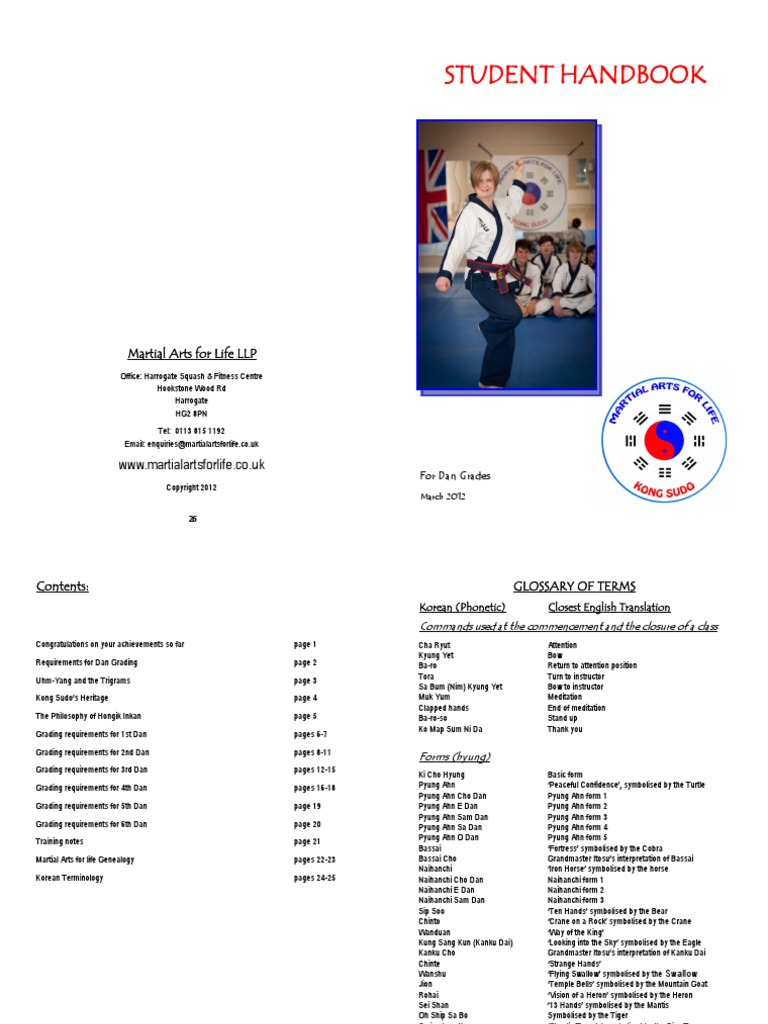 MAFL Dan Manual | PDF | Karate | East Asian Martial Arts